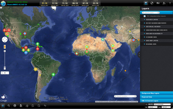 Cool New Interactive map of the World's Hazards | Island Rambler